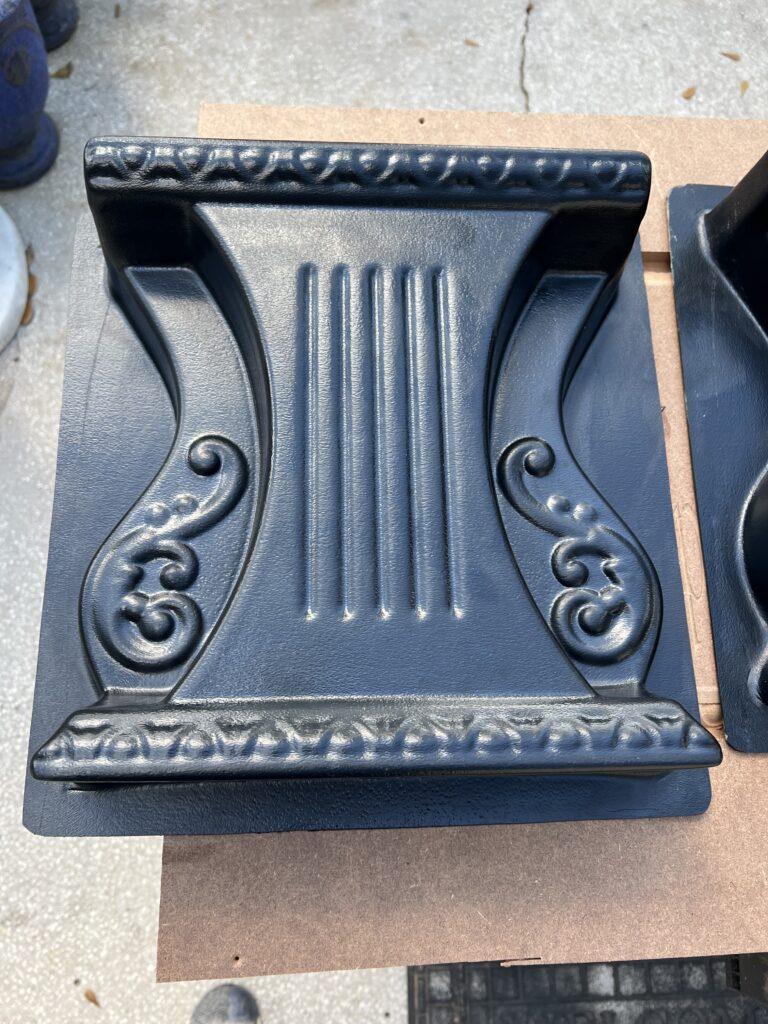 Concrete bench mold Roman bench set - ABSMOLDS.COM