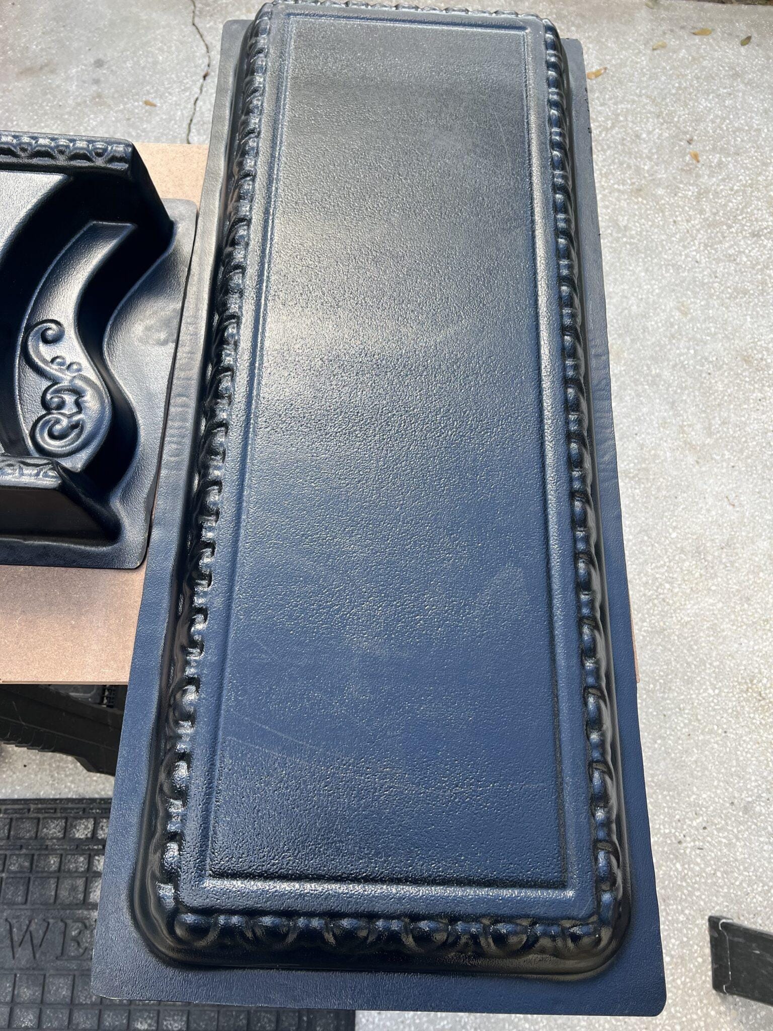 Concrete bench mold Roman bench set - ABSMOLDS.COM