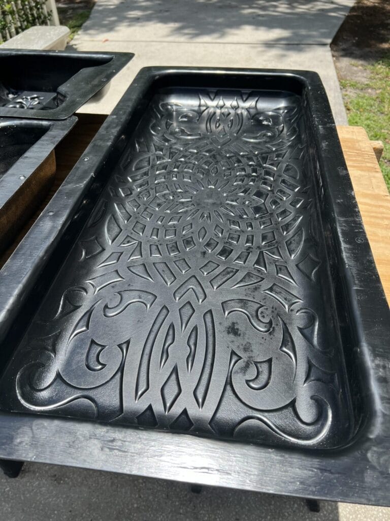 Concrete Bench Mold Set ABSMOLDS.COM