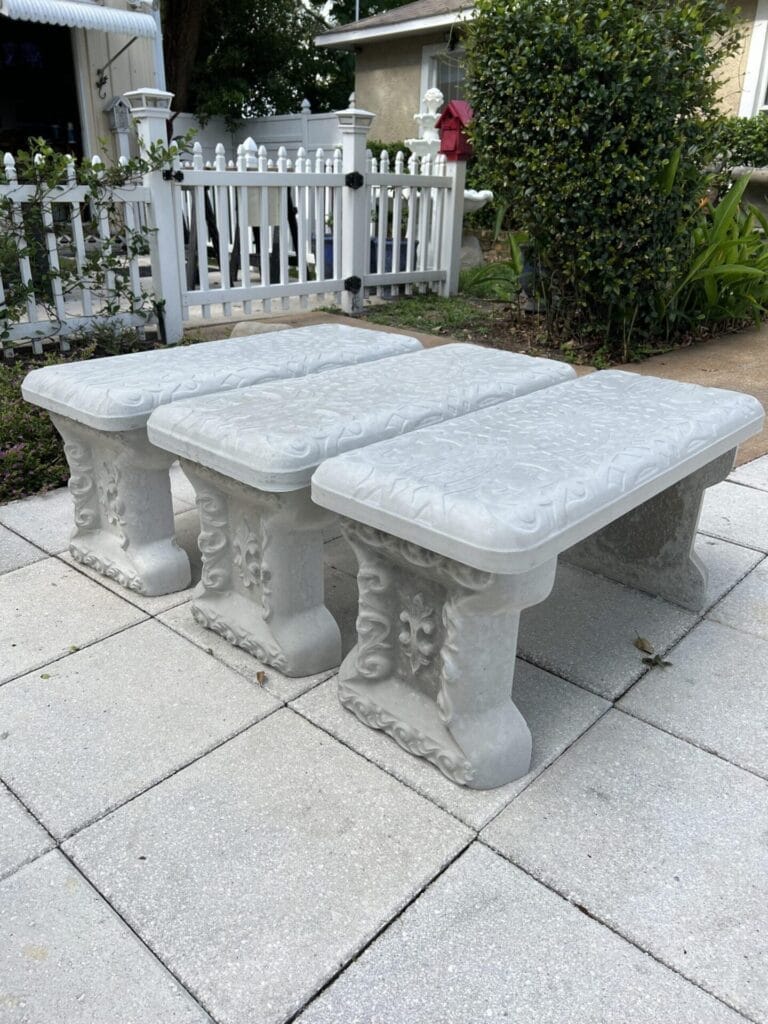 Concrete Bench Mold Set ABSMOLDS.COM
